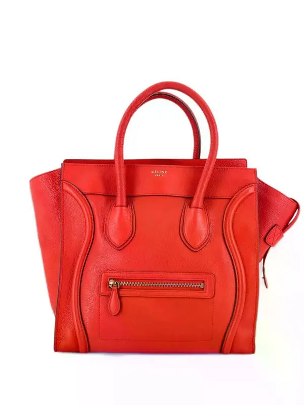 Celine Luggage Bag Grainy Leather Mini Tote Bag