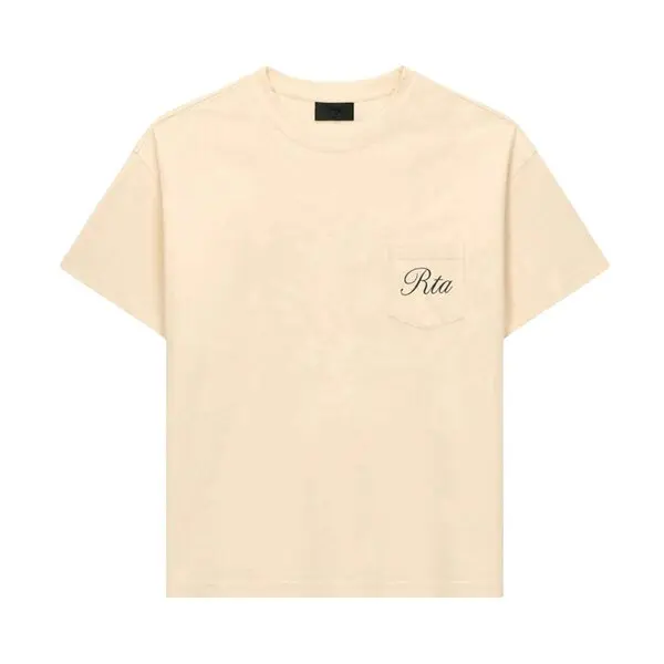 RtA Bastien Pocket Tee 'bone Clockface
