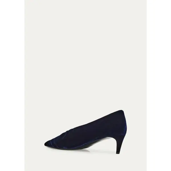 Khaite Miriam 50mm Velvet Pumps