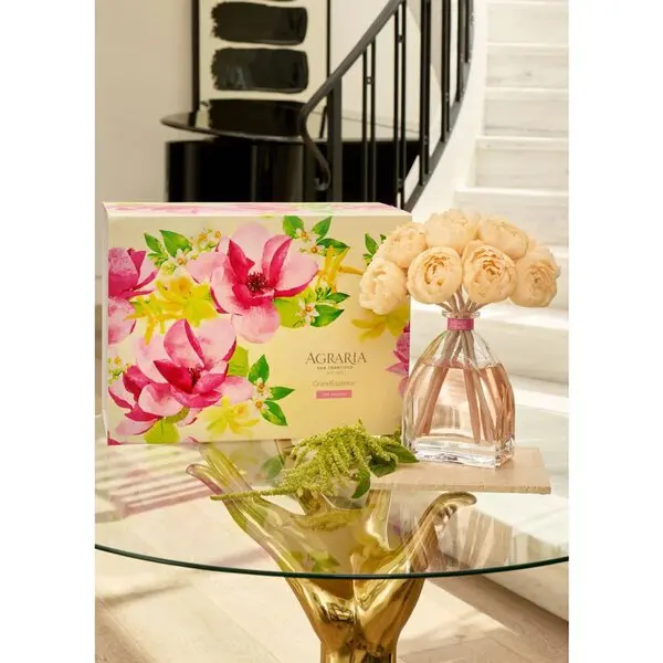 AGRARIA SAN FRANCISCO Limited Edition Pink Magnolia Grandessence Diffuser, 32 Oz