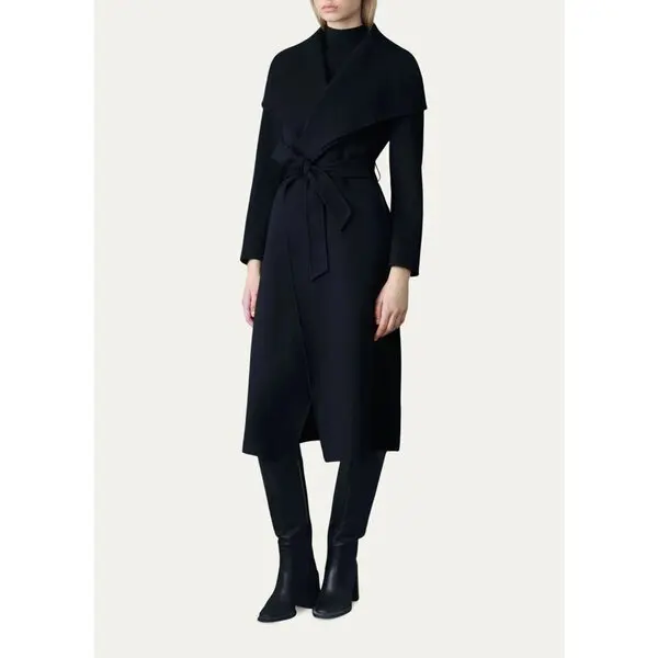 Mackage Mai Long Wool Wrap Coat