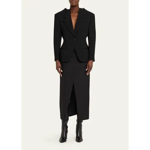 Givenchy Single-breasted Slashed Jacket