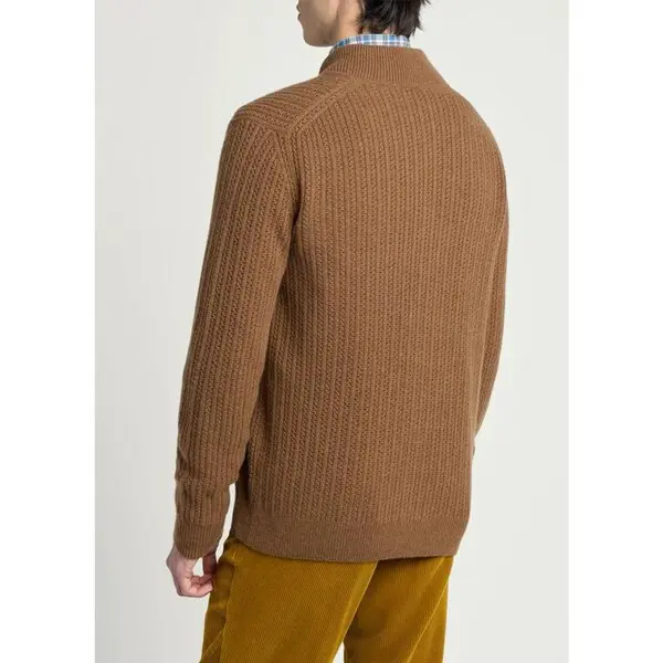 Kiton Cashmere Rib Cardigan Sweater
