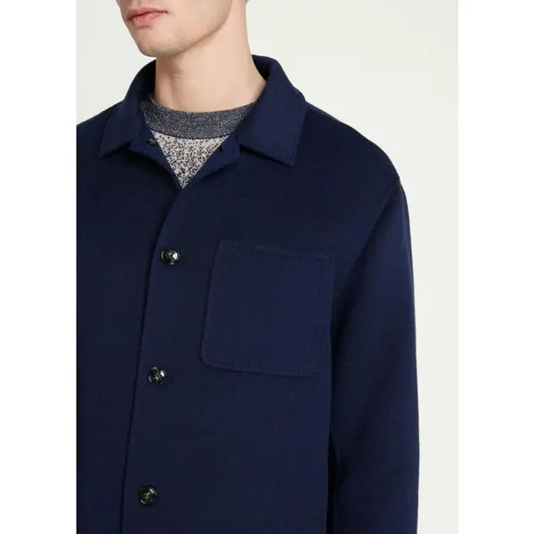 Kiton Double-face Wool & Cashmere Shirt Jacket