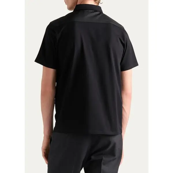 Prada Re-nylon Pocket Polo Shirt