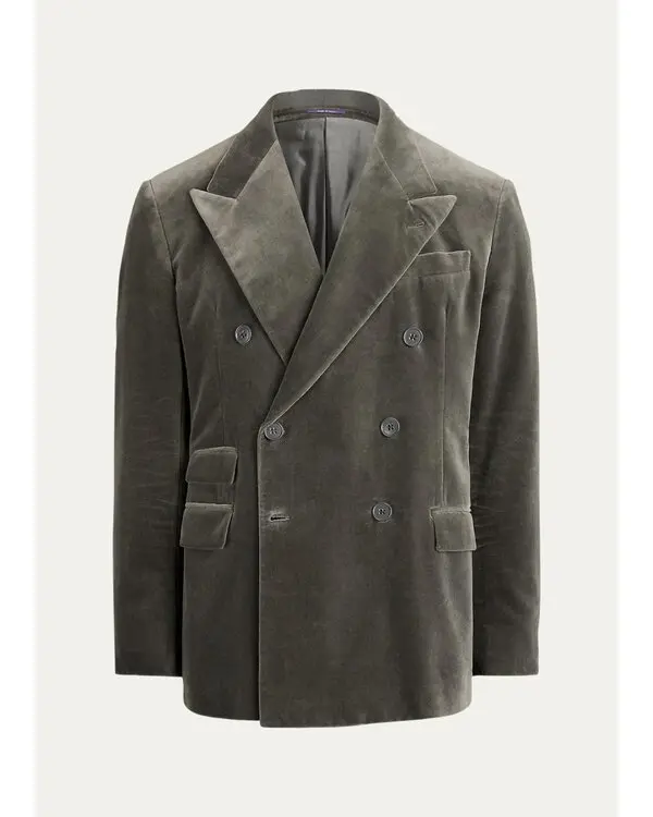 Ralph Lauren Purple Label Glenn Hand-tailored Velvet Jacket