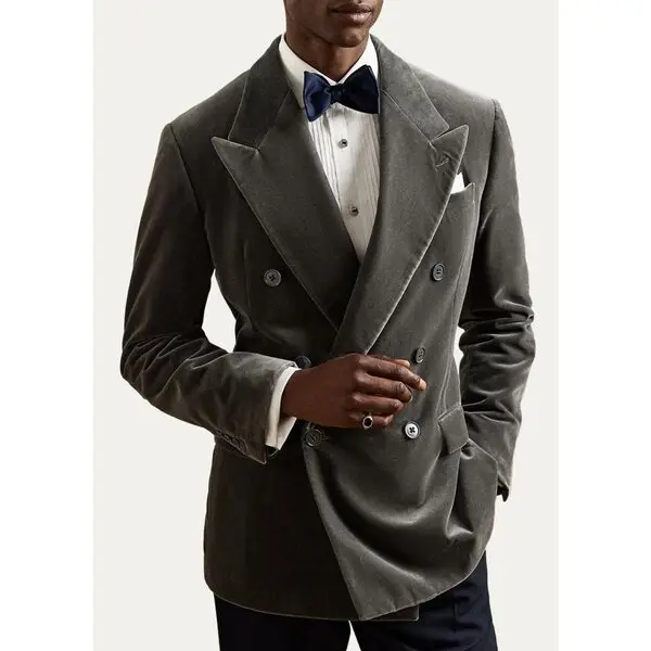 Ralph Lauren Purple Label Glenn Hand-tailored Velvet Jacket