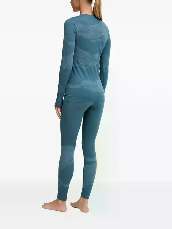 VIKING Mountain-pattern Long-sleeve Base Layer Set