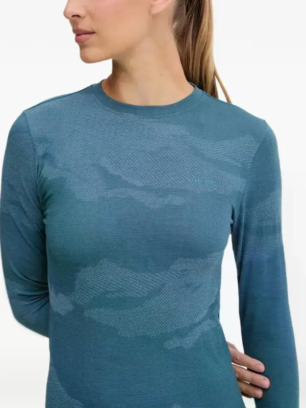 VIKING Mountain-pattern Long-sleeve Base Layer Set