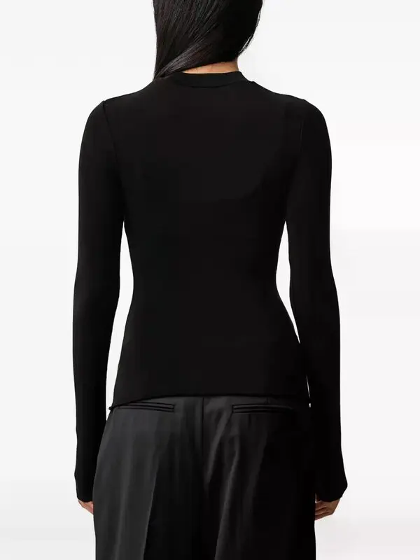 WRSTBHVR Logo-patch Long-sleeve T-shirt