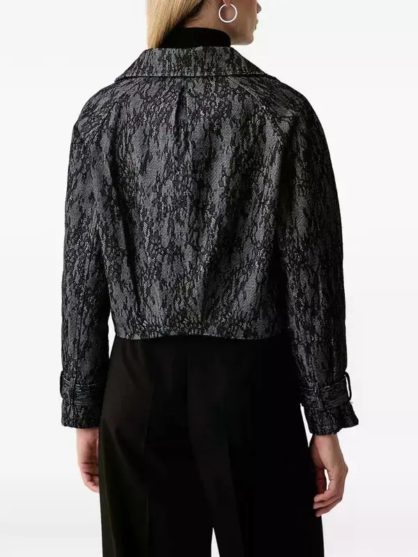FRACOMINA Lace-pattern Cropped Jacket