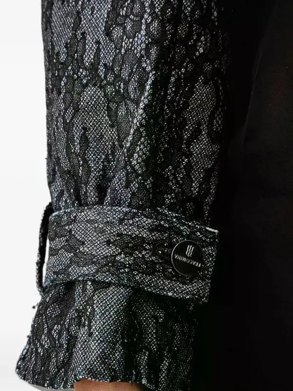 FRACOMINA Lace-pattern Cropped Jacket