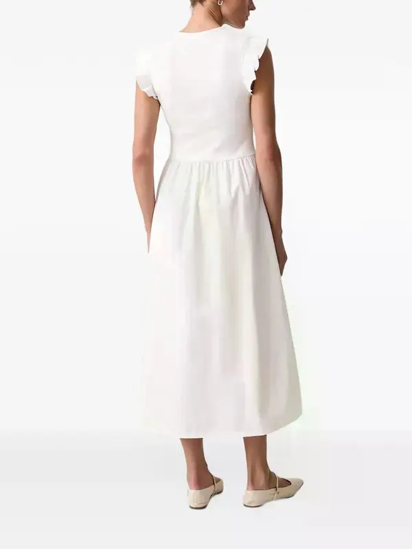 Marc O'polo Ruffled Sleeveless Midi Dress