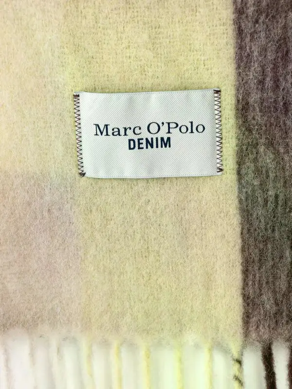 Marc O'polo Check Brushed Scarf