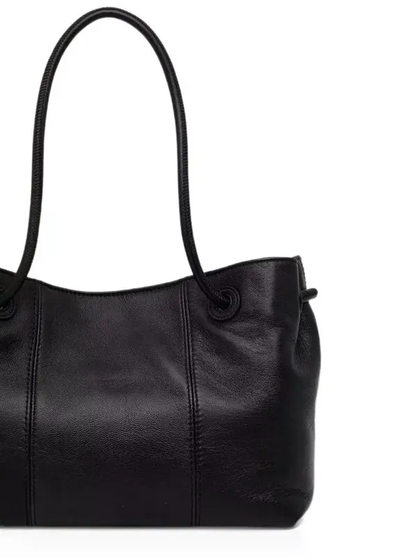 TRUSSARDI Orbita Logo-print Leather Tote Bag