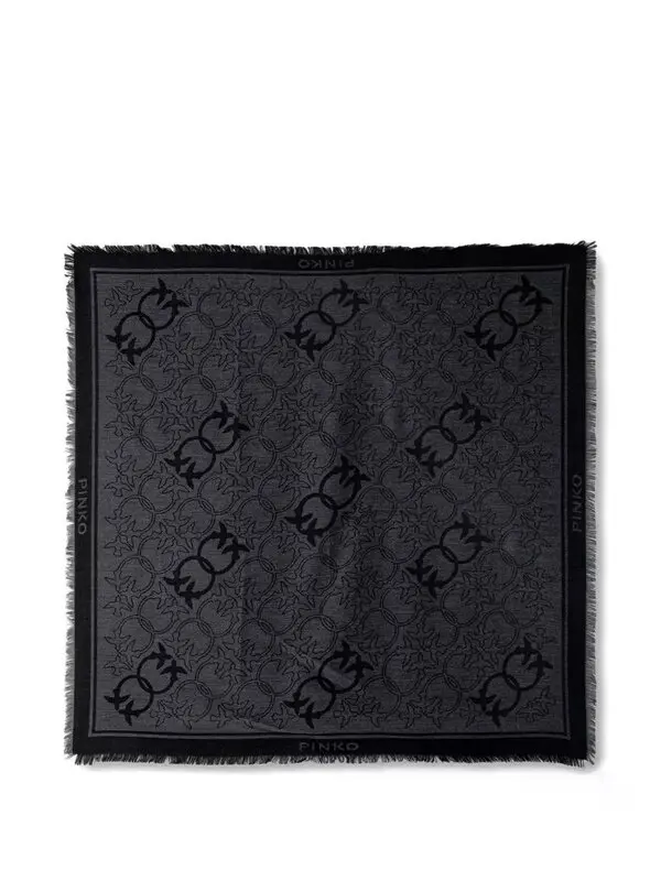 Pinko Monogram-print Scarf