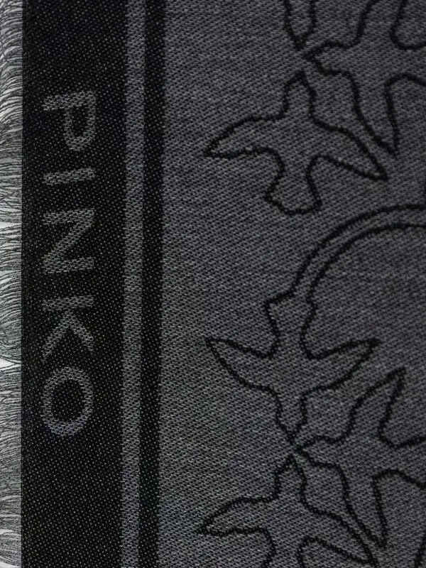 Pinko Monogram-print Scarf