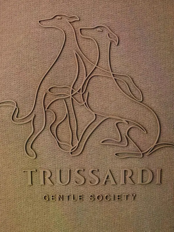 TRUSSARDI Gentle Society Logo-appliqué Hoodie