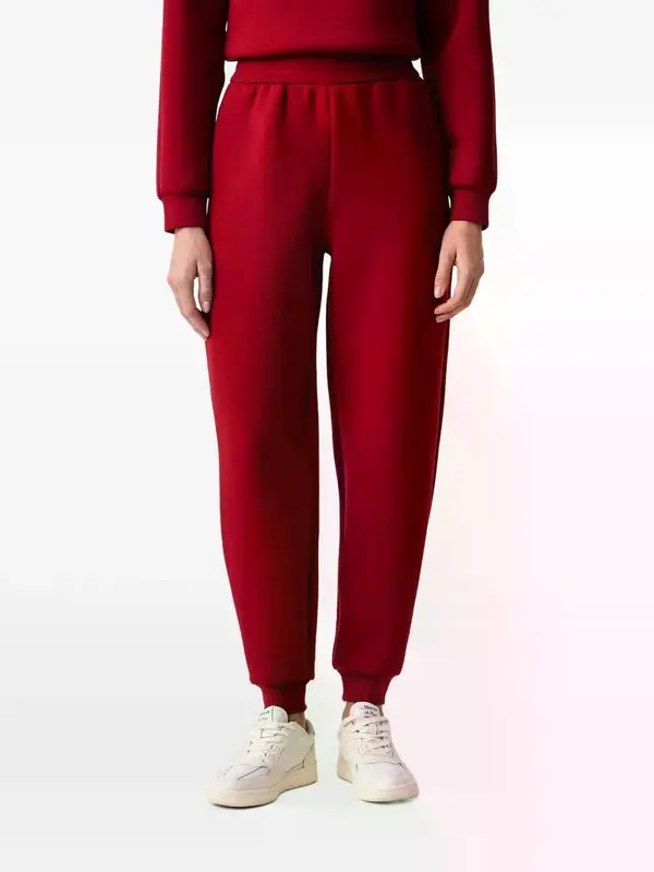 Armani Exchange Crystal-embellished Logo-print Track Pants - Red