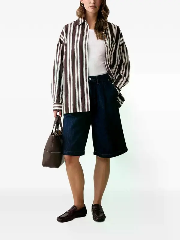 Marc O'polo Vertical-stripe Long-sleeve Shirt