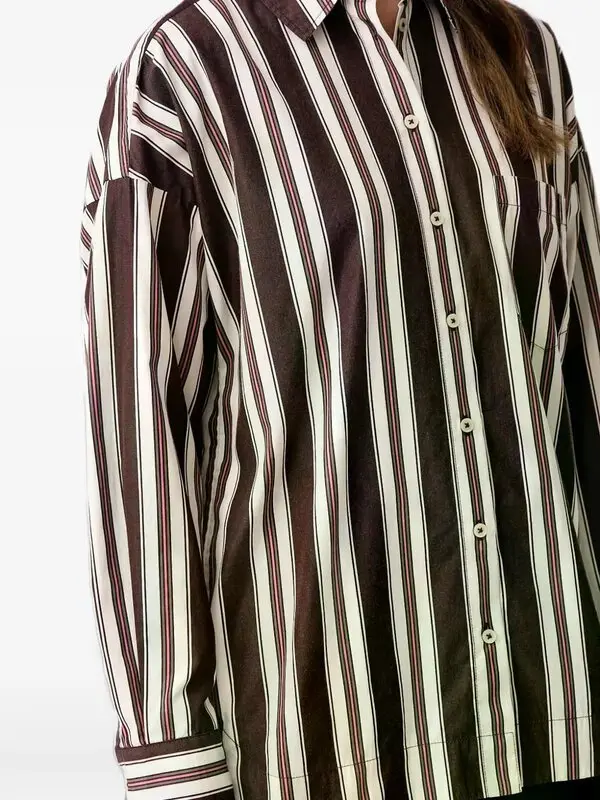 Marc O'polo Vertical-stripe Long-sleeve Shirt