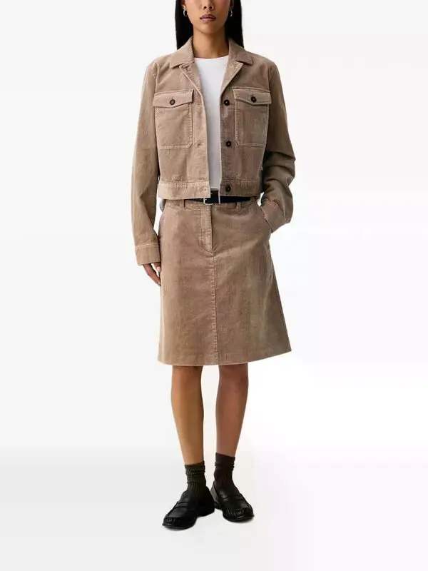 Marc O'polo Corduroy A-line Midi Skirt