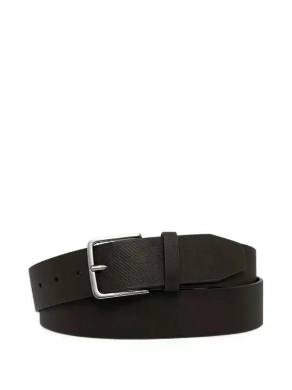 Marc O'polo Luan Textured Leather Belt - Brown