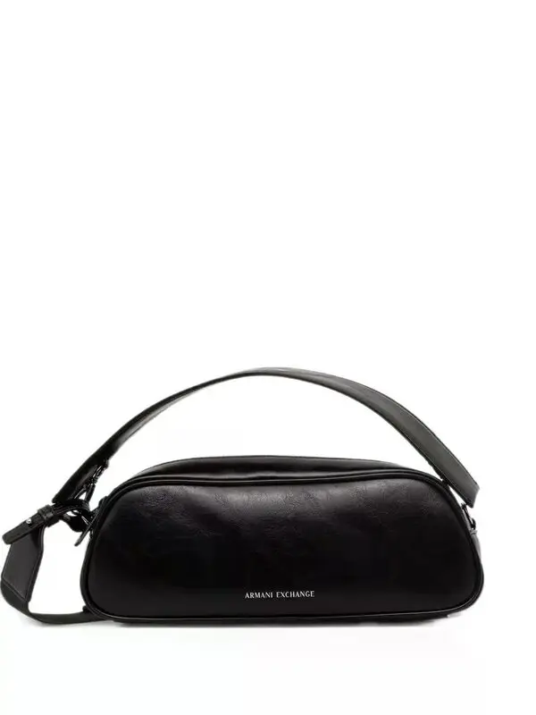 Armani Exchange Logo-print Cross Body Bag - Black