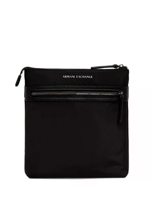 Armani Exchange Logo-print Zip-fastening Messenger Bag