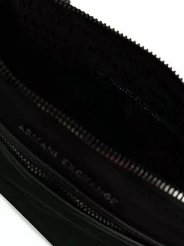 Armani Exchange Logo-print Zip-fastening Messenger Bag