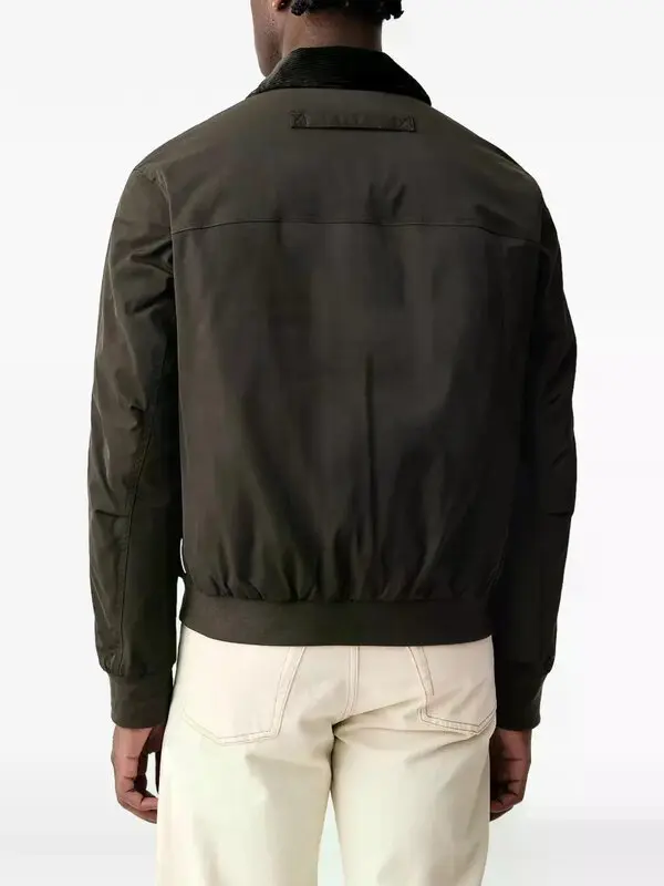 Armani Exchange Corduroy-collar Bomber Jacket