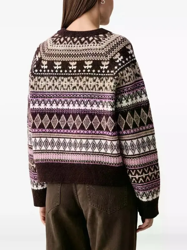Marc O'polo Fair Isle-knit Raglan-sleeve Sweater