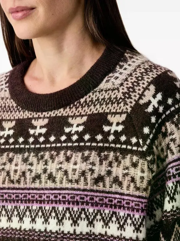 Marc O'polo Fair Isle-knit Raglan-sleeve Sweater