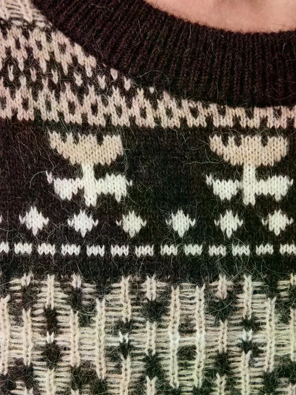 Marc O'polo Fair Isle-knit Raglan-sleeve Sweater