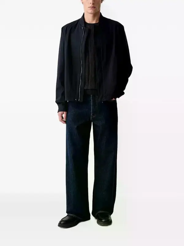 TRUSSARDI Embroidered-logo Zip-up Jacket