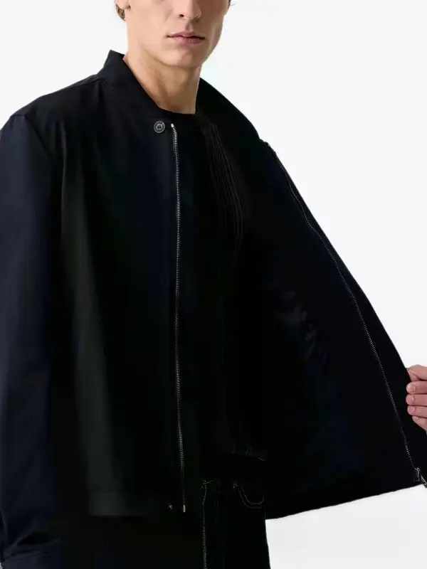 TRUSSARDI Embroidered-logo Zip-up Jacket