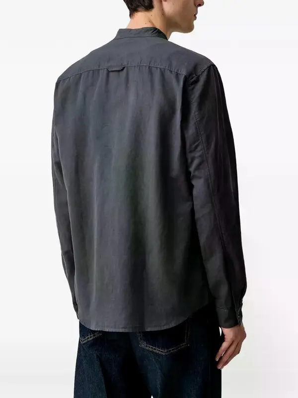 Marc O'polo Mandarin-collar Chest-pocket Shirt