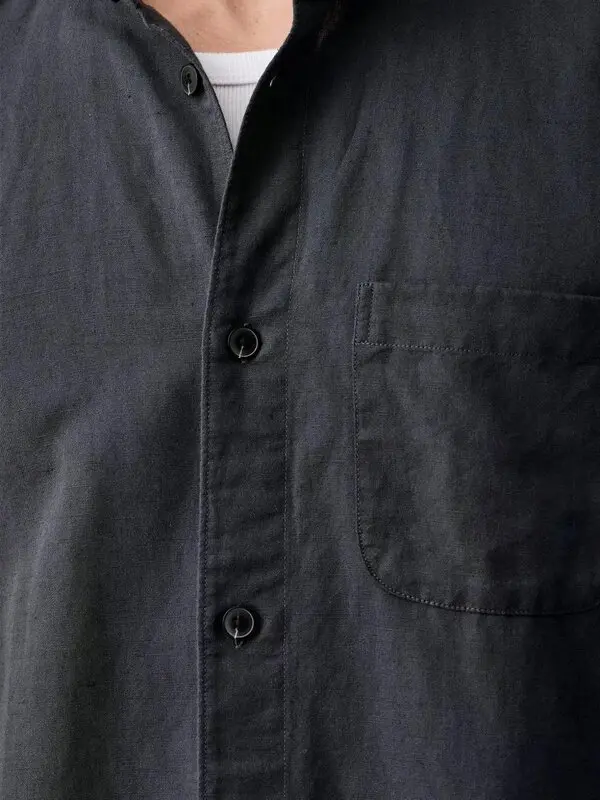 Marc O'polo Mandarin-collar Chest-pocket Shirt