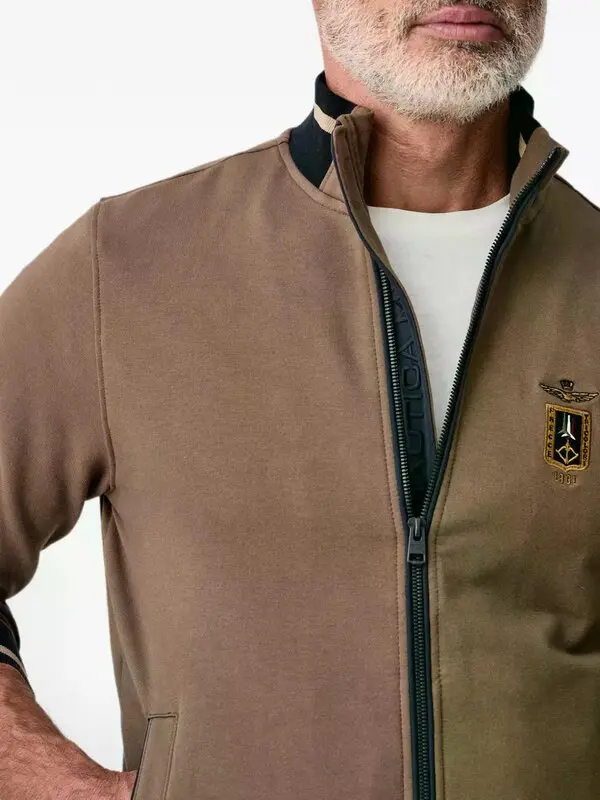AERONAUTICA MILITARE Logo-patch Zip-up Sweatshirt