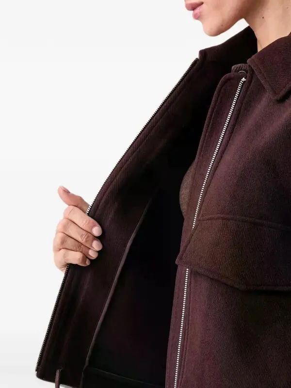 Marc O'polo Zip-up Patch-pocket Cropped Jacket