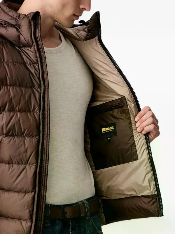 BLAUER. Hooded Padded Jacket