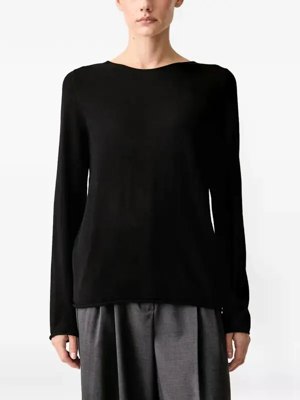 Marc O'polo Boat-neck Fine-knit Top