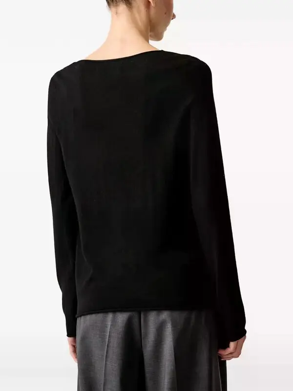 Marc O'polo Boat-neck Fine-knit Top