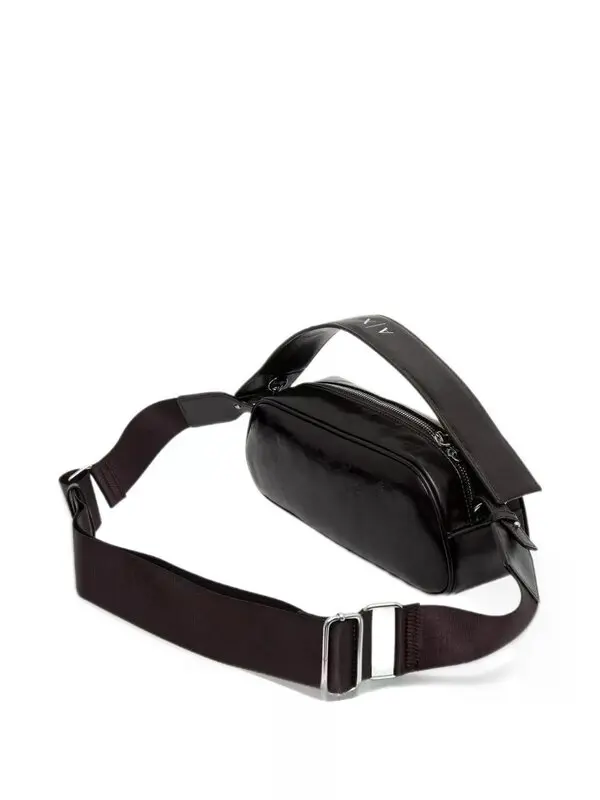 Armani Exchange Logo-print Crossbody Bag - Brown