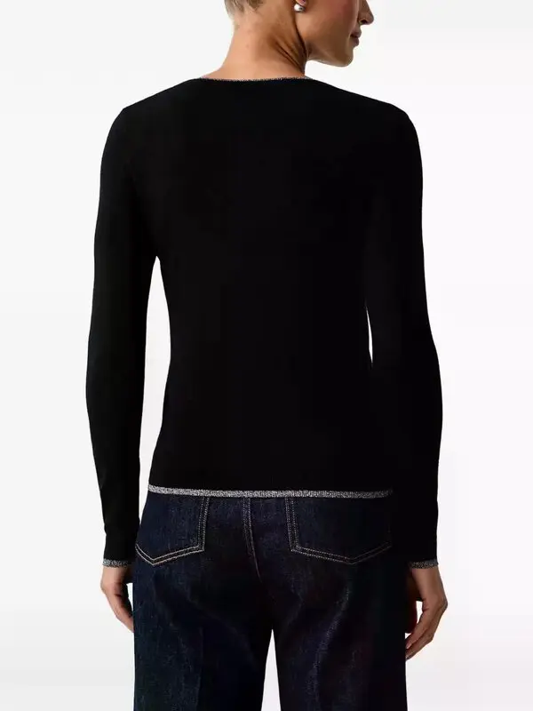 Liu Jo Knit Sweater With V-neck