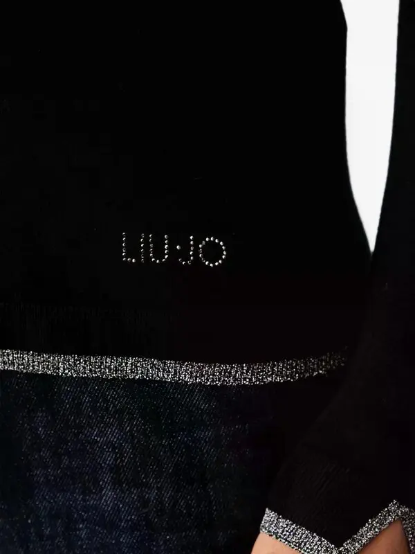 Liu Jo Knit Sweater With V-neck