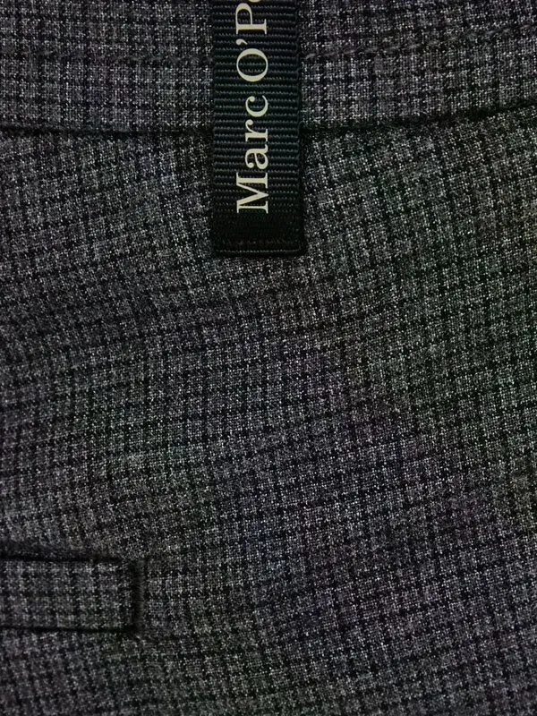Marc O'polo Checked Pleated Trousers