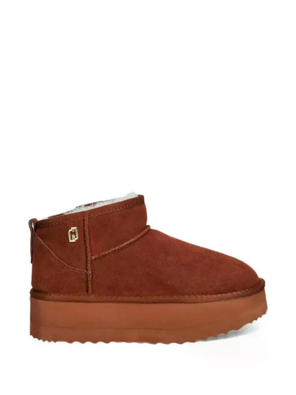 Liu Jo Ankle Boots Warm Platform - Brown