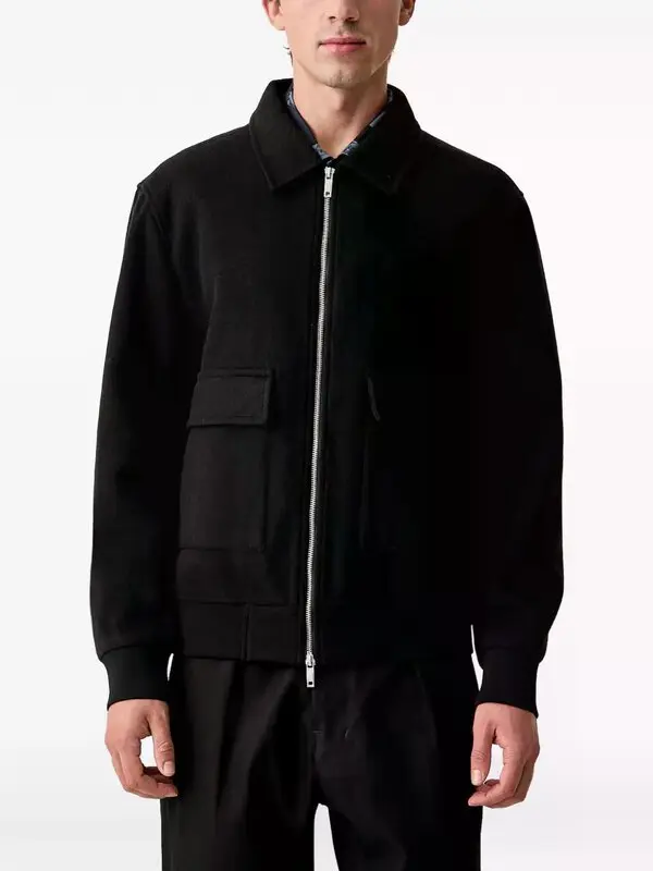 Lindbergh Zip-up Flap-pocket Jacket