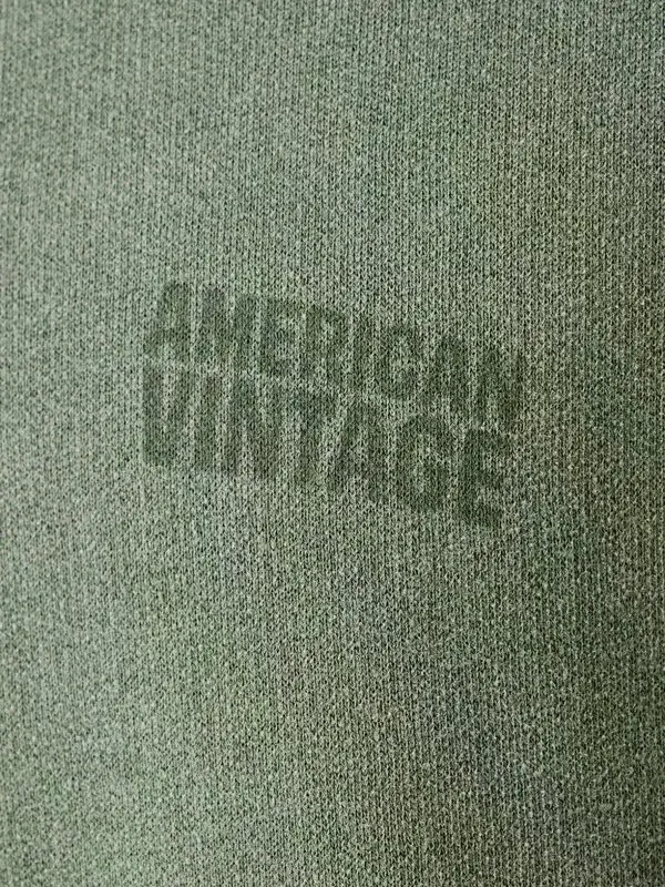 American Vintage Jitbay Logo-print Raglan-sleeve Sweatshirt